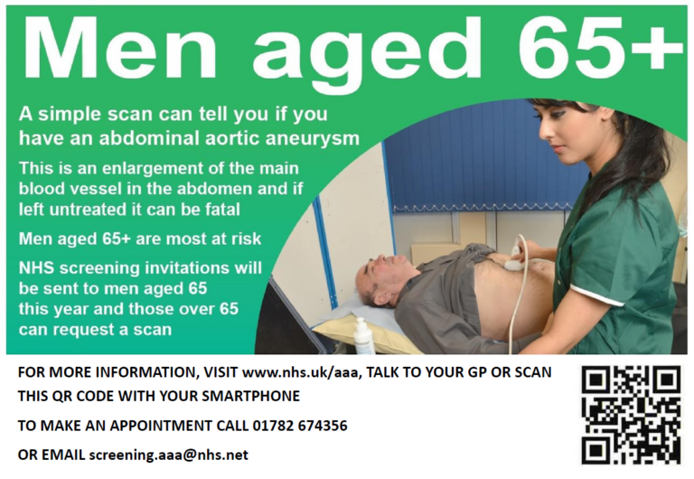 Abdominal Aortic Aneurysm (AAA) screening for Men aged 65 ...
